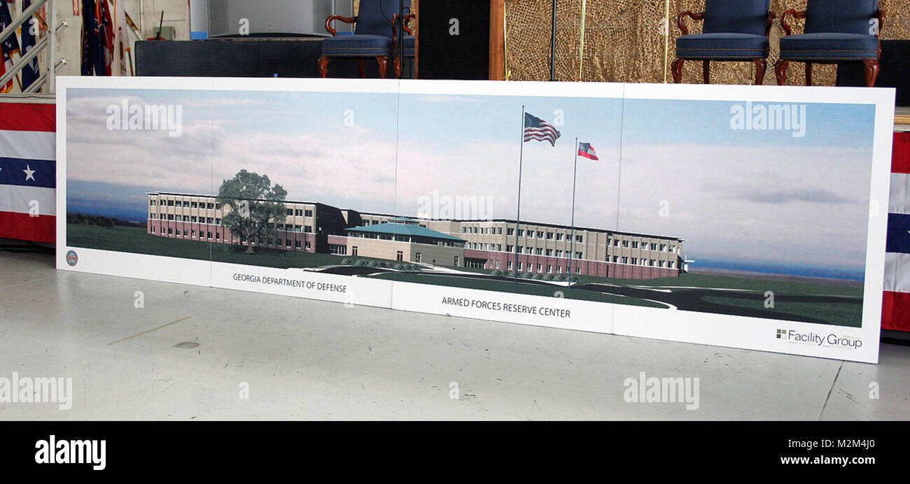 An artist rendered drawing of the new National Guard Headquarters ...