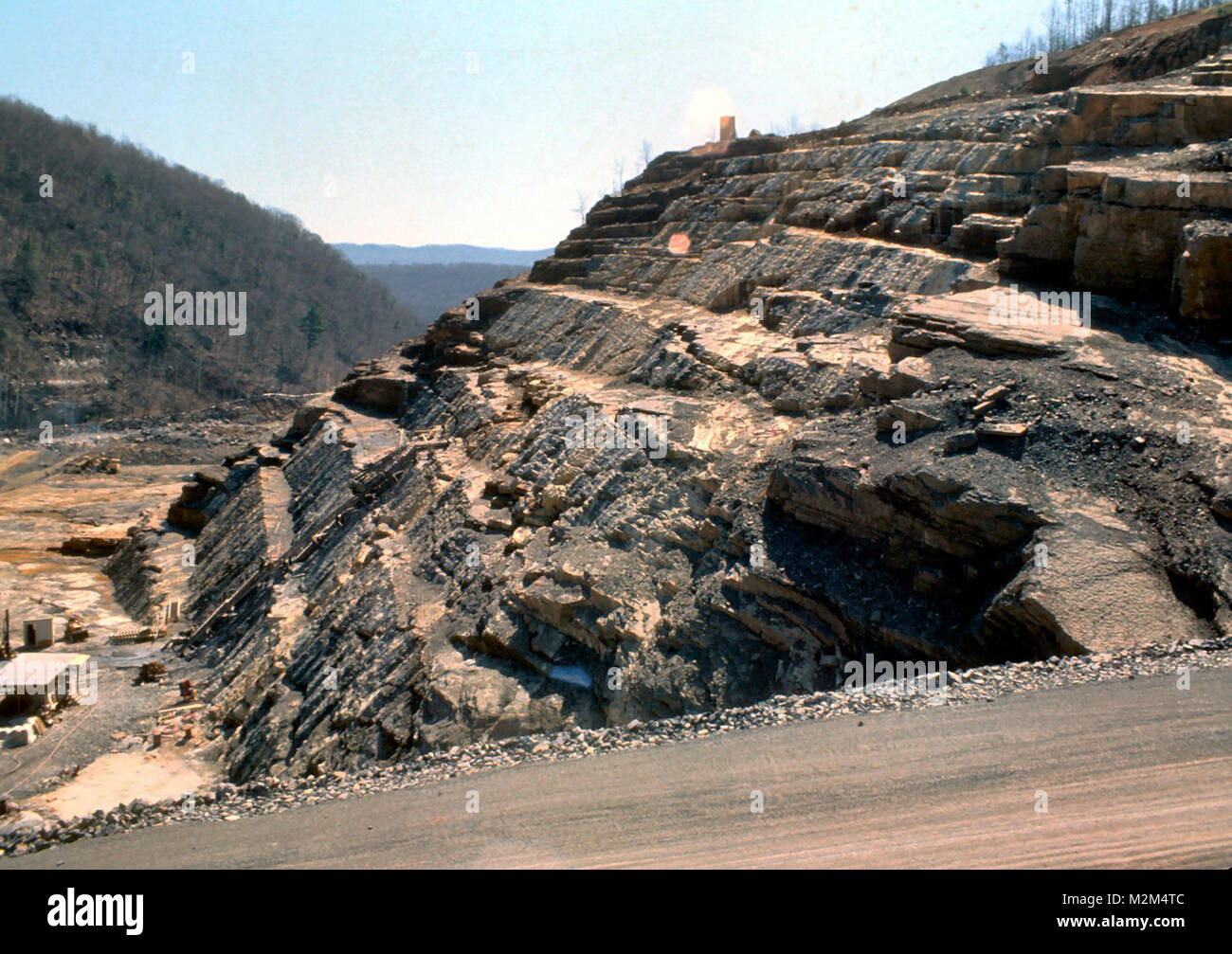 Rock Fill Clay Core Embankment Dam High Resolution Stock Photography ...