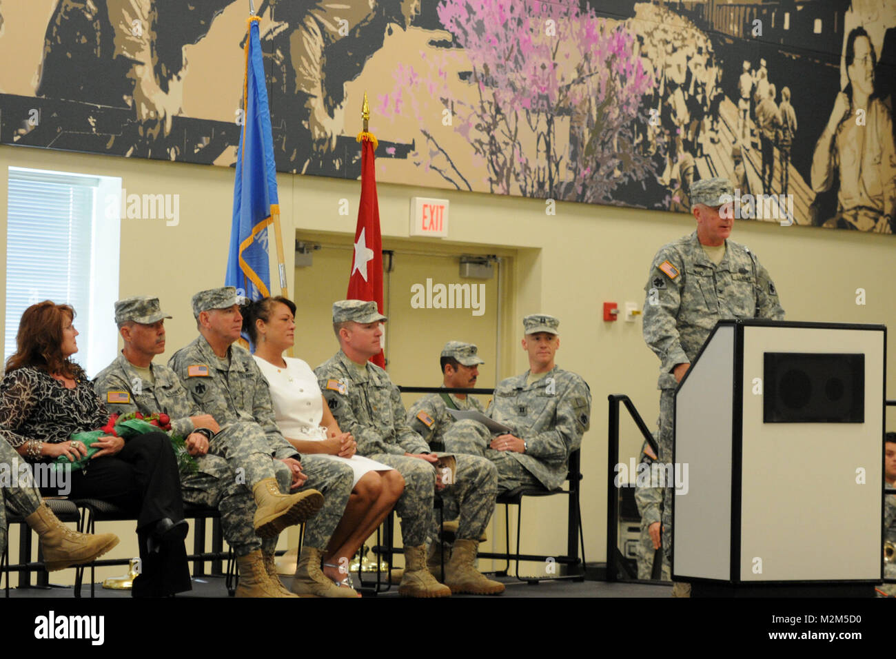Col. Joel Ward, outgoing commander of the 45th Infantry Brigade Combat ...