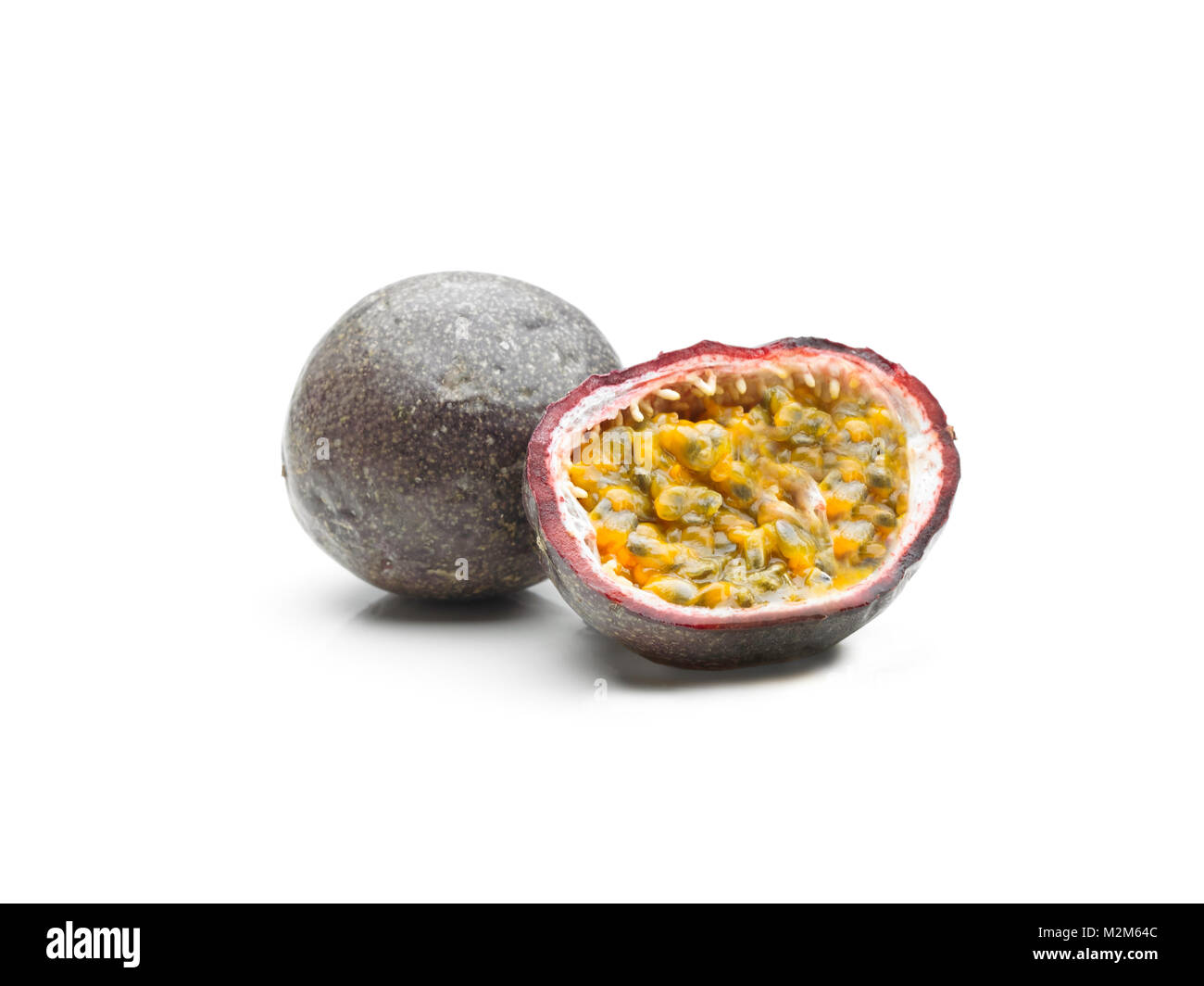 Passion fruit inside Cut Out Stock Images & Pictures - Alamy