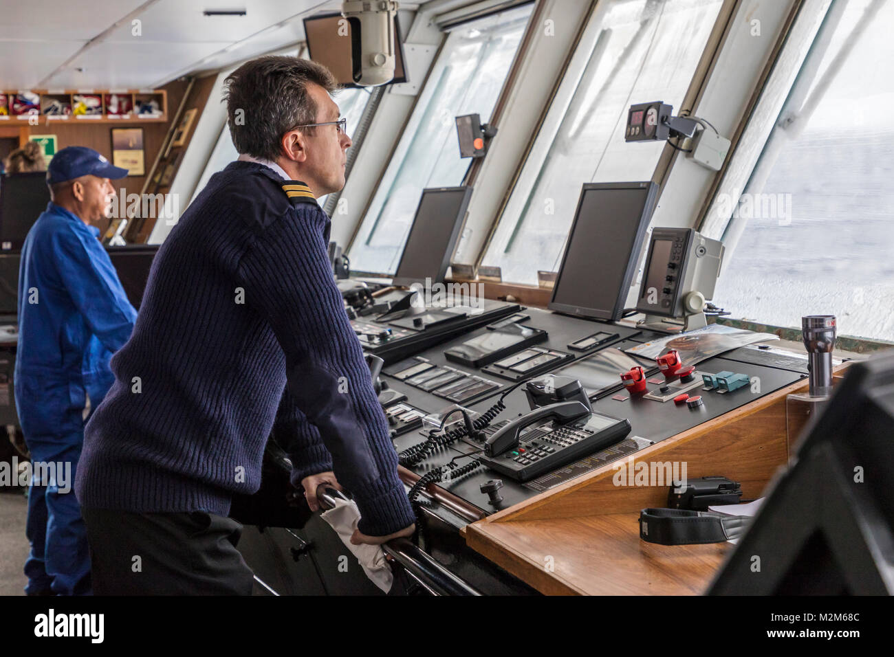 Ship bridge instruments hi-res stock photography and images - Alamy