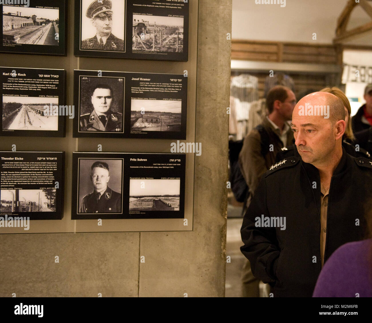 SACEUR James STAVRIDIS, his spouse and BGen Shmaya Avieli visit the Yad ...