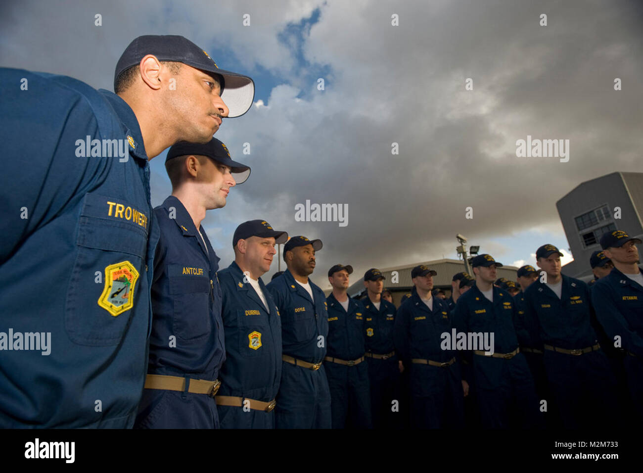 Crewmembers of #USS Miami (SSN 755) listen as @stavridisj visits the ...