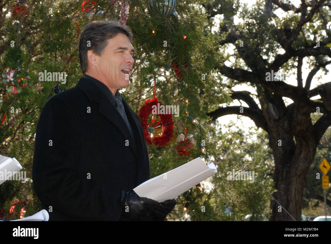 Gov Sing by Texas Military Department Stock Photo - Alamy