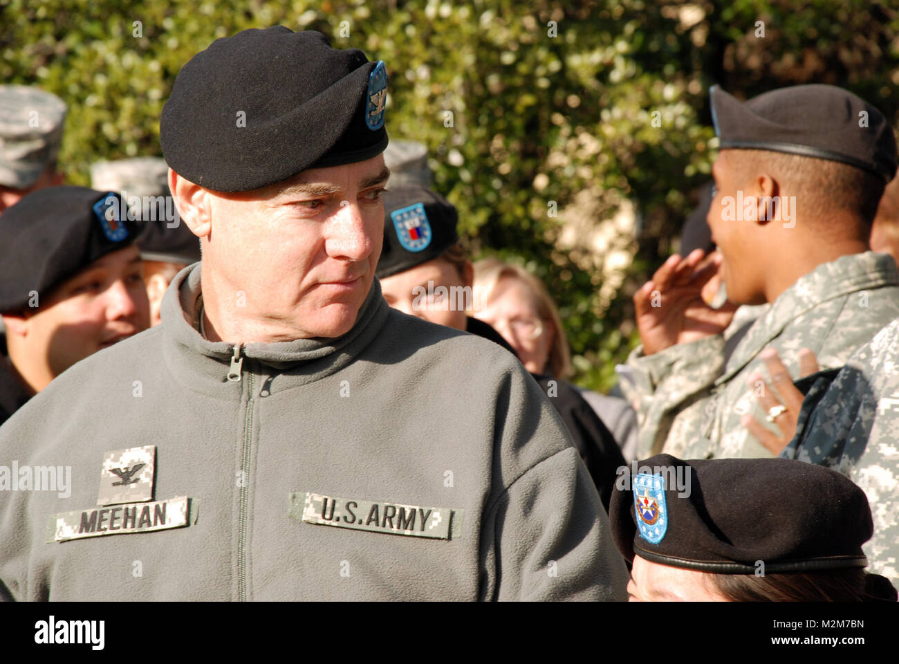 Col Meehan 3 by Texas Military Department Stock Photo - Alamy