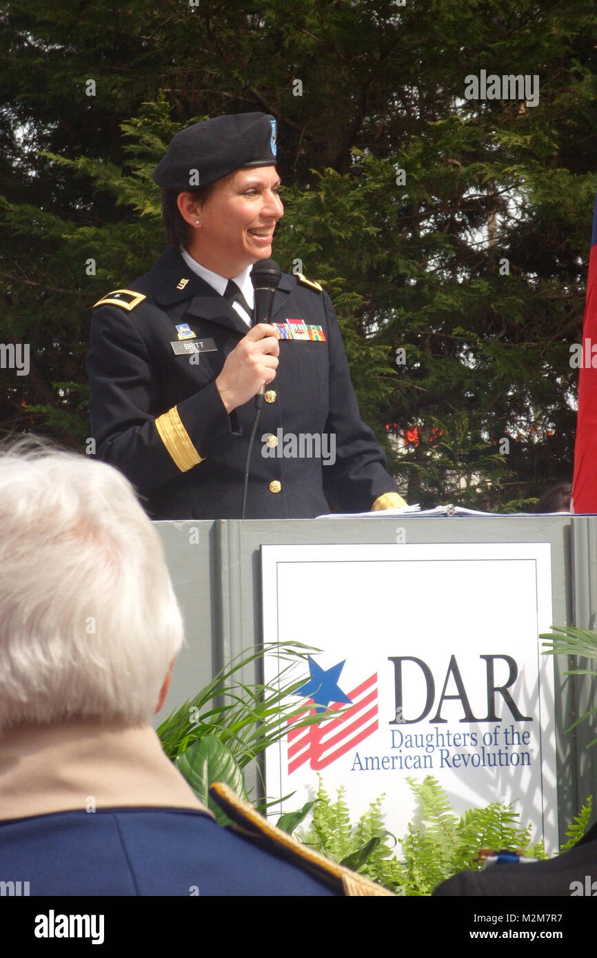 Brig Gen. Maria Britt gives keynote speech at Patriot Park dedication ...