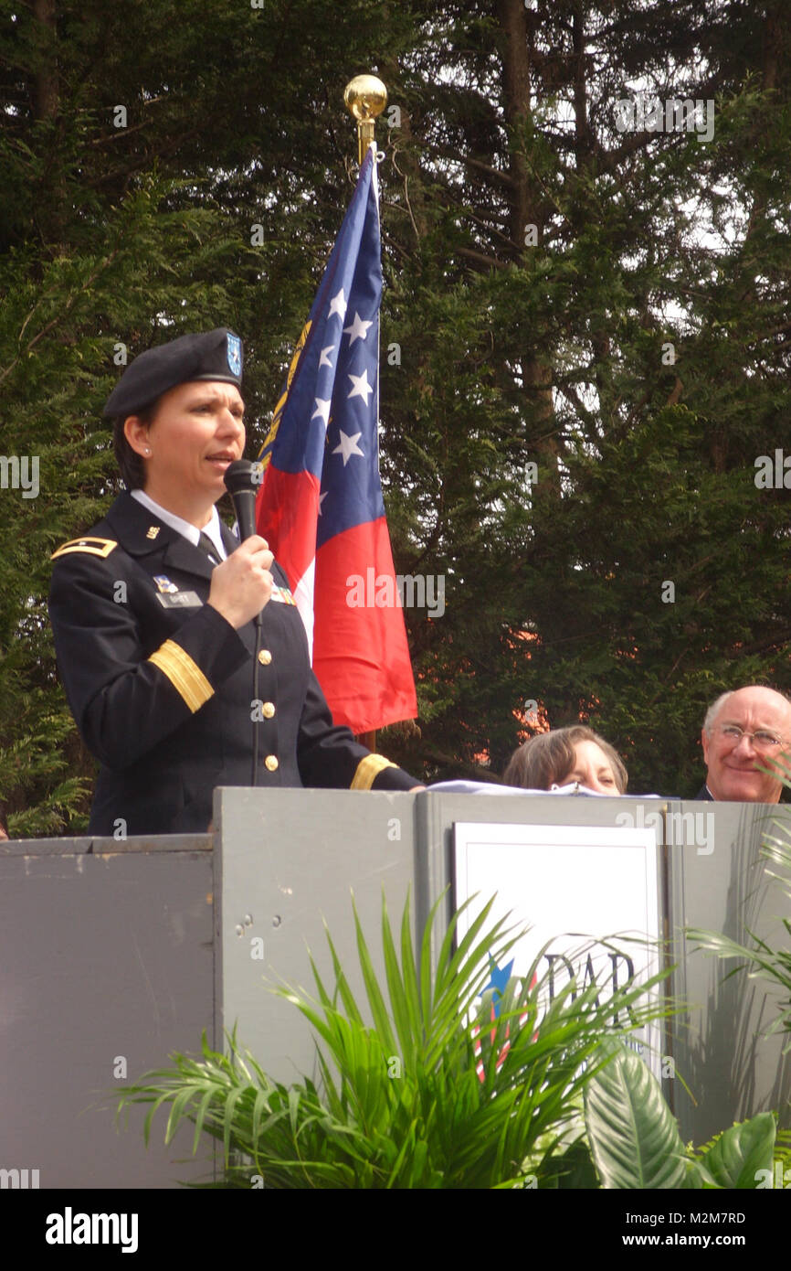 Brig. Gen. Maria Britt delivers the keynote speech for the Daughters of ...