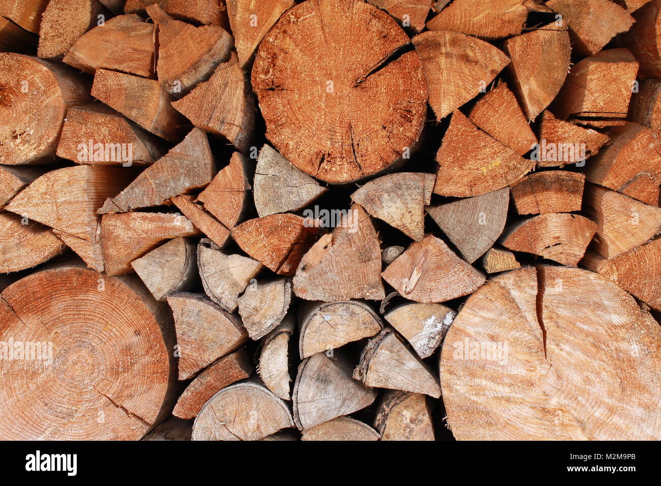 Firewoods stack background Stock Photo - Alamy