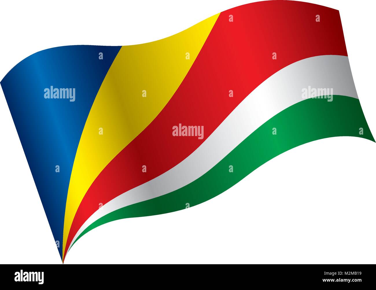 Seychelles flag, vector illustration Stock Vector Image & Art - Alamy