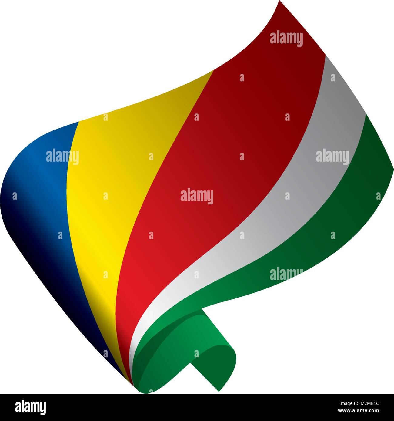Seychelles flag, vector illustration Stock Vector Image & Art - Alamy