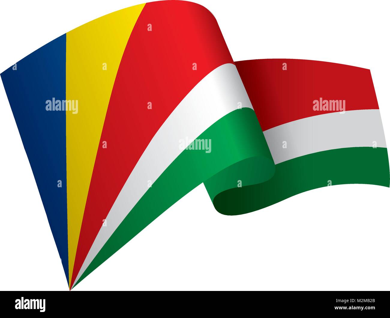 Seychelles flag, vector illustration Stock Vector Image & Art - Alamy