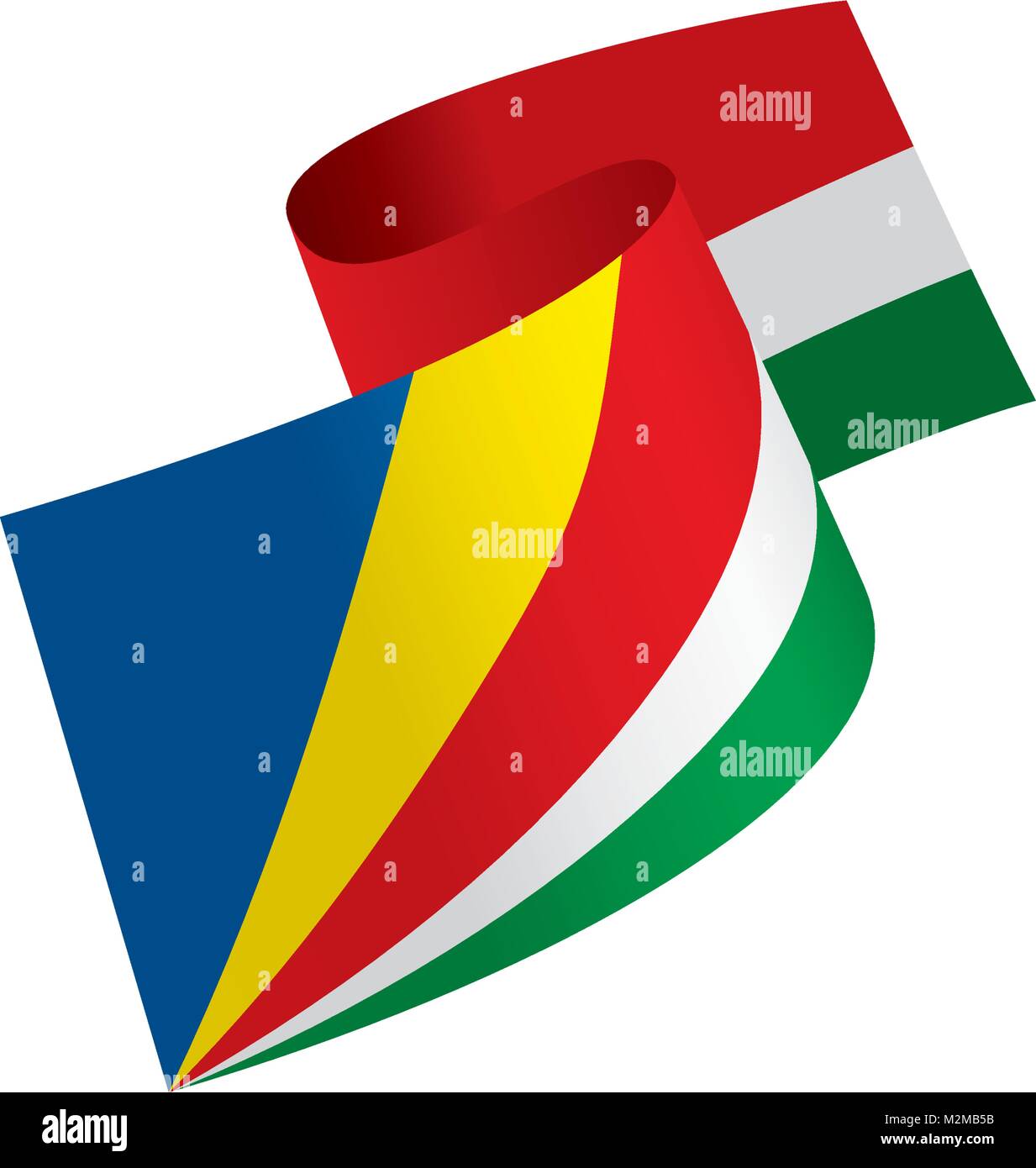 Seychelles flag, vector illustration Stock Vector Image & Art - Alamy