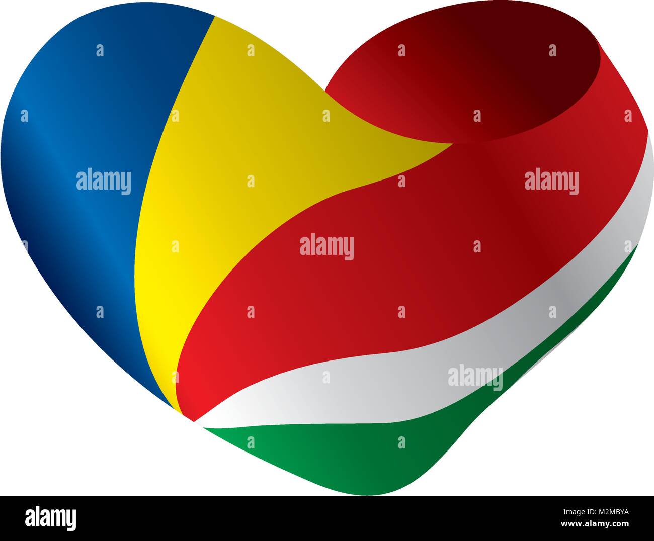 Seychelles flag, vector illustration Stock Vector Image & Art - Alamy