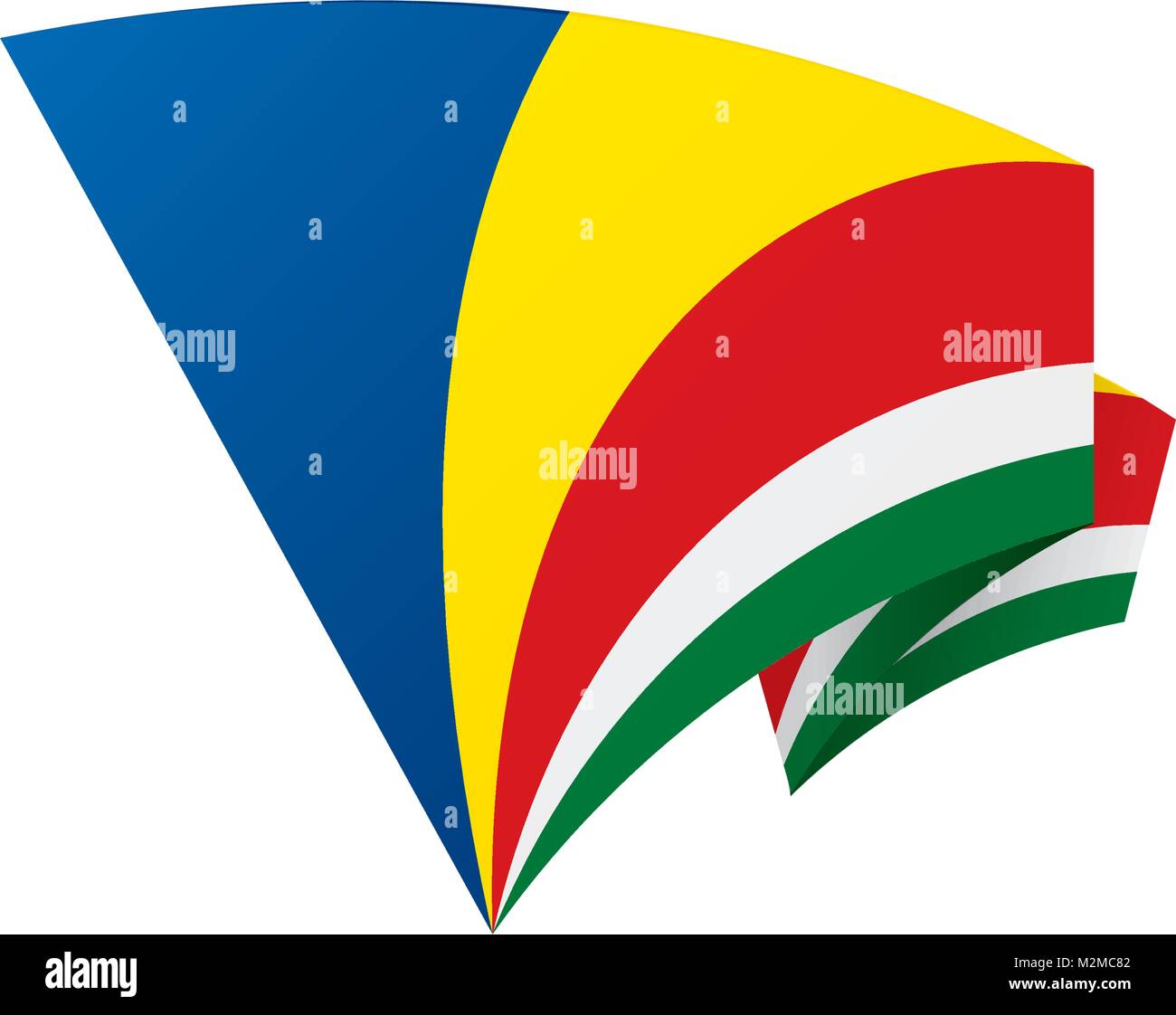 Seychelles flag, vector illustration Stock Vector Image & Art - Alamy