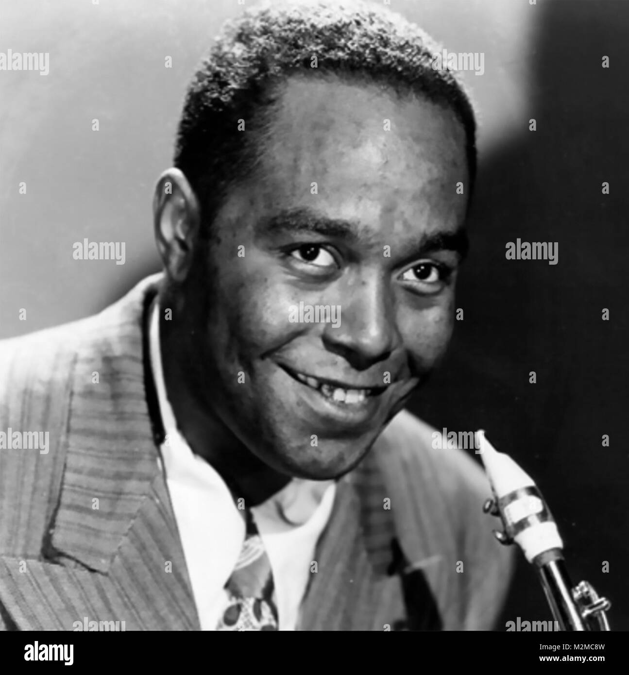 CHARLIE PARKER (1920-1955) American jazz musician about 1945 Stock ...