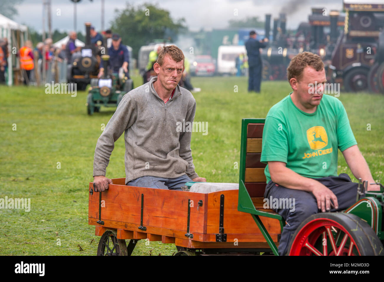 Riding miniature steam engine hi-res stock photography and images - Alamy