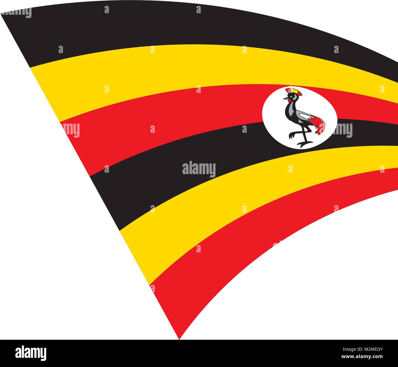 Uganda flag, vector illustration Stock Vector Image & Art - Alamy