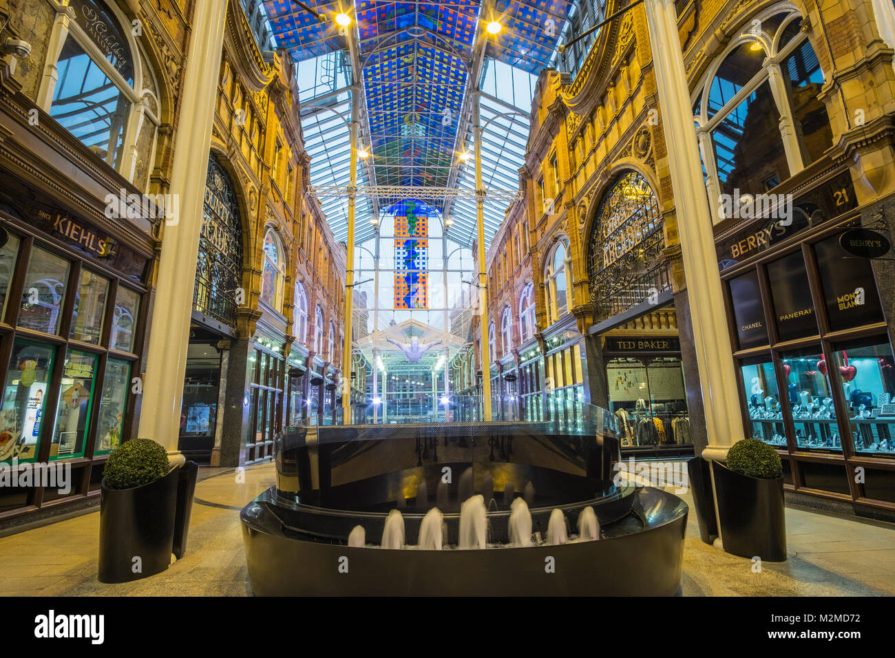 Inside The Victoria Quarter Shopping Centre, Leeds Stock Photo - Alamy