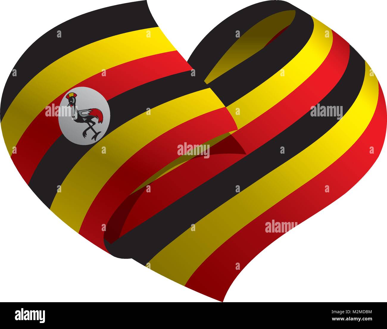 Uganda flag, vector illustration Stock Vector Image & Art - Alamy