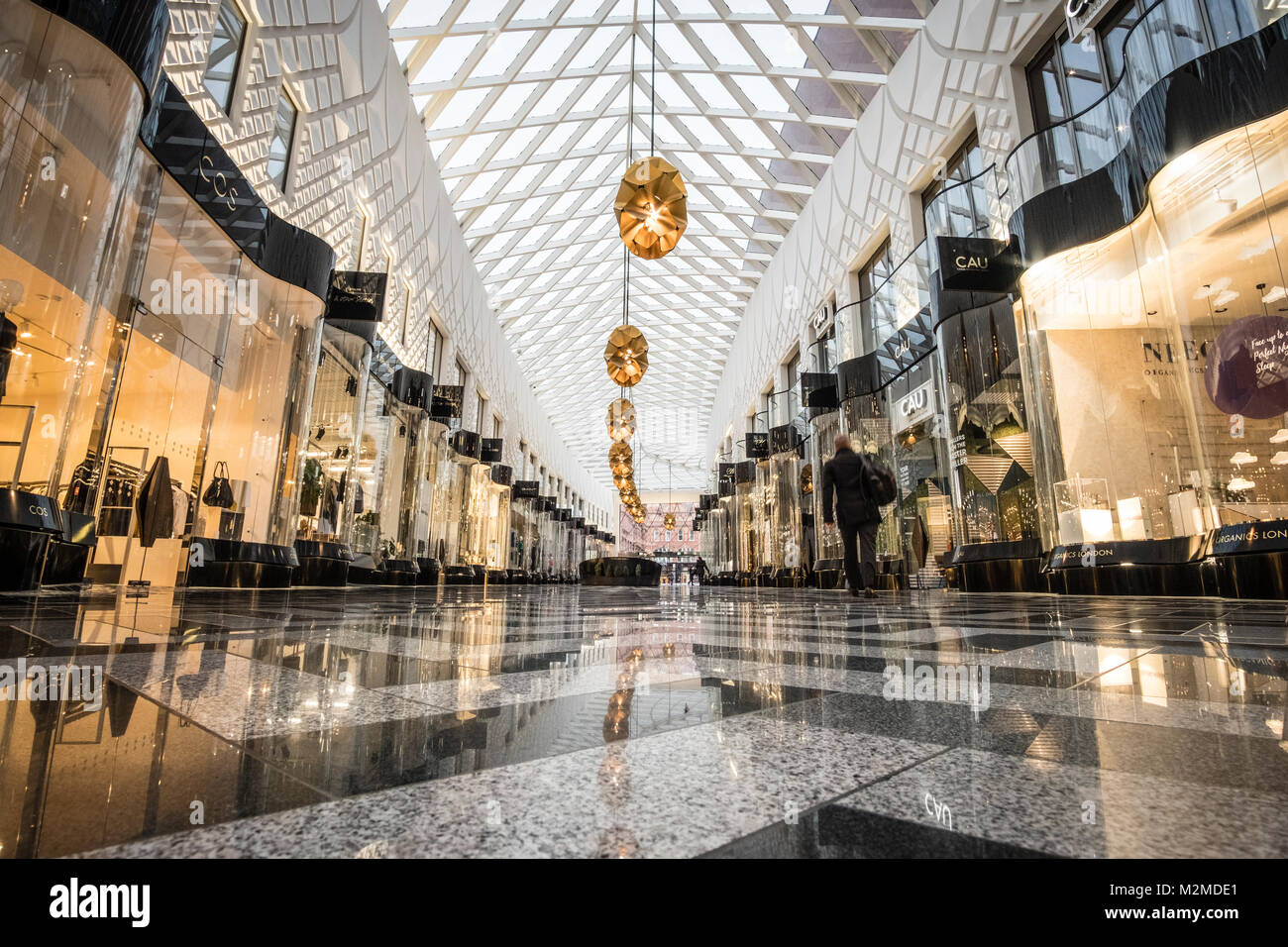 Inside The Victoria Shopping Centre, Leeds Stock Photo - Alamy