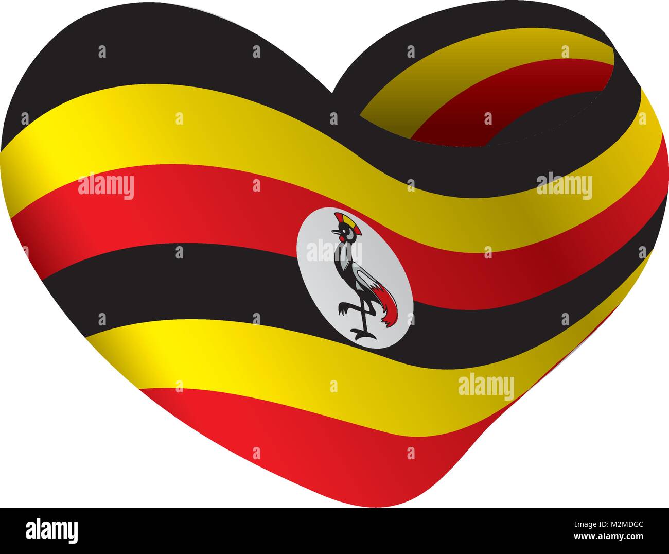 Uganda flag, vector illustration Stock Vector Image & Art - Alamy