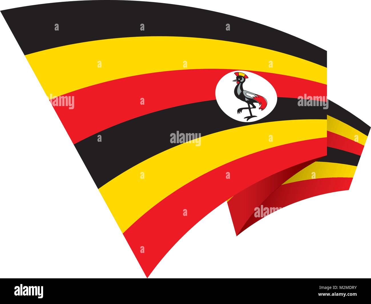 Uganda flag, vector illustration Stock Vector Image & Art - Alamy