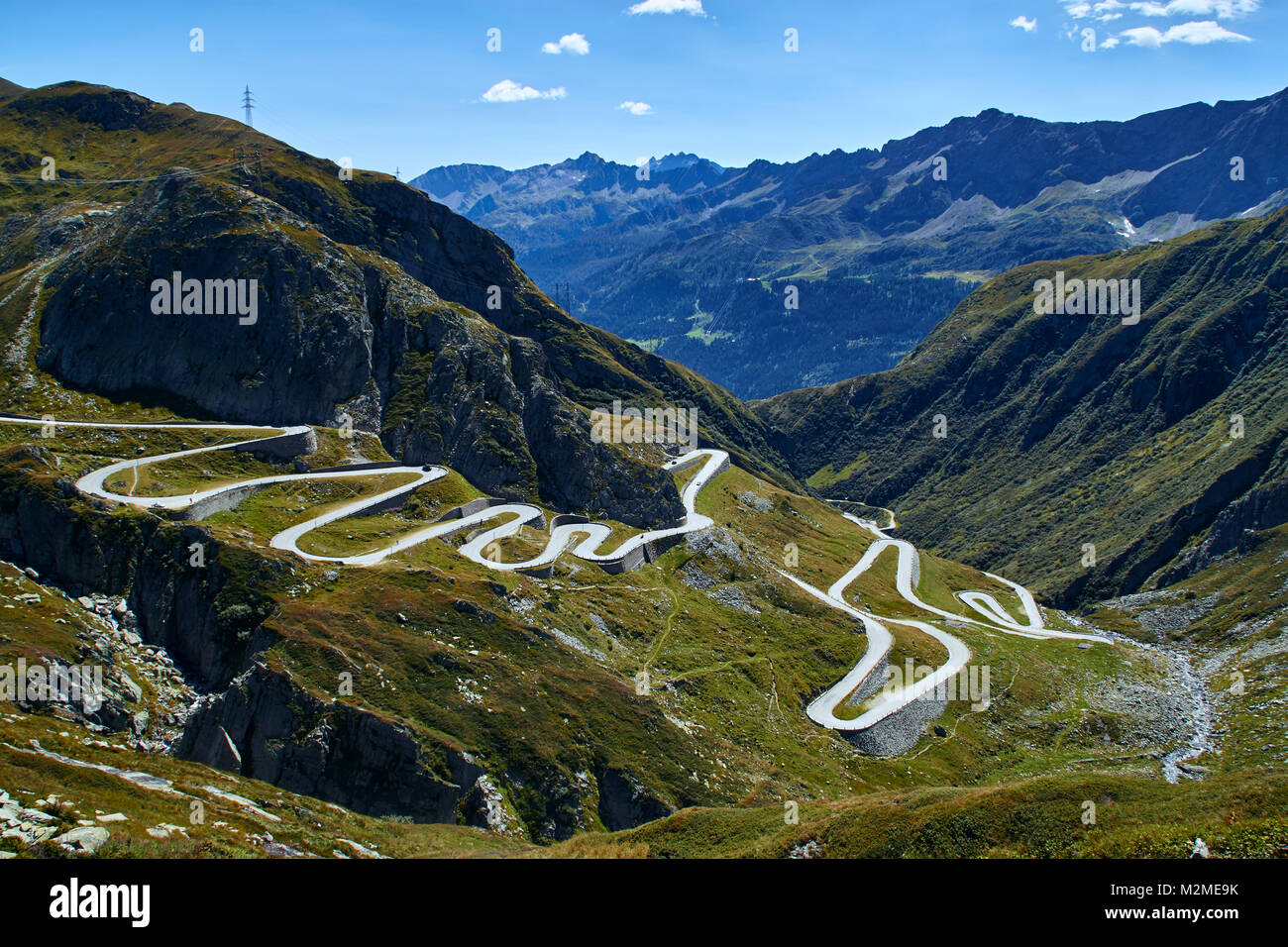 Tremola pass road hi-res stock photography and images - Alamy