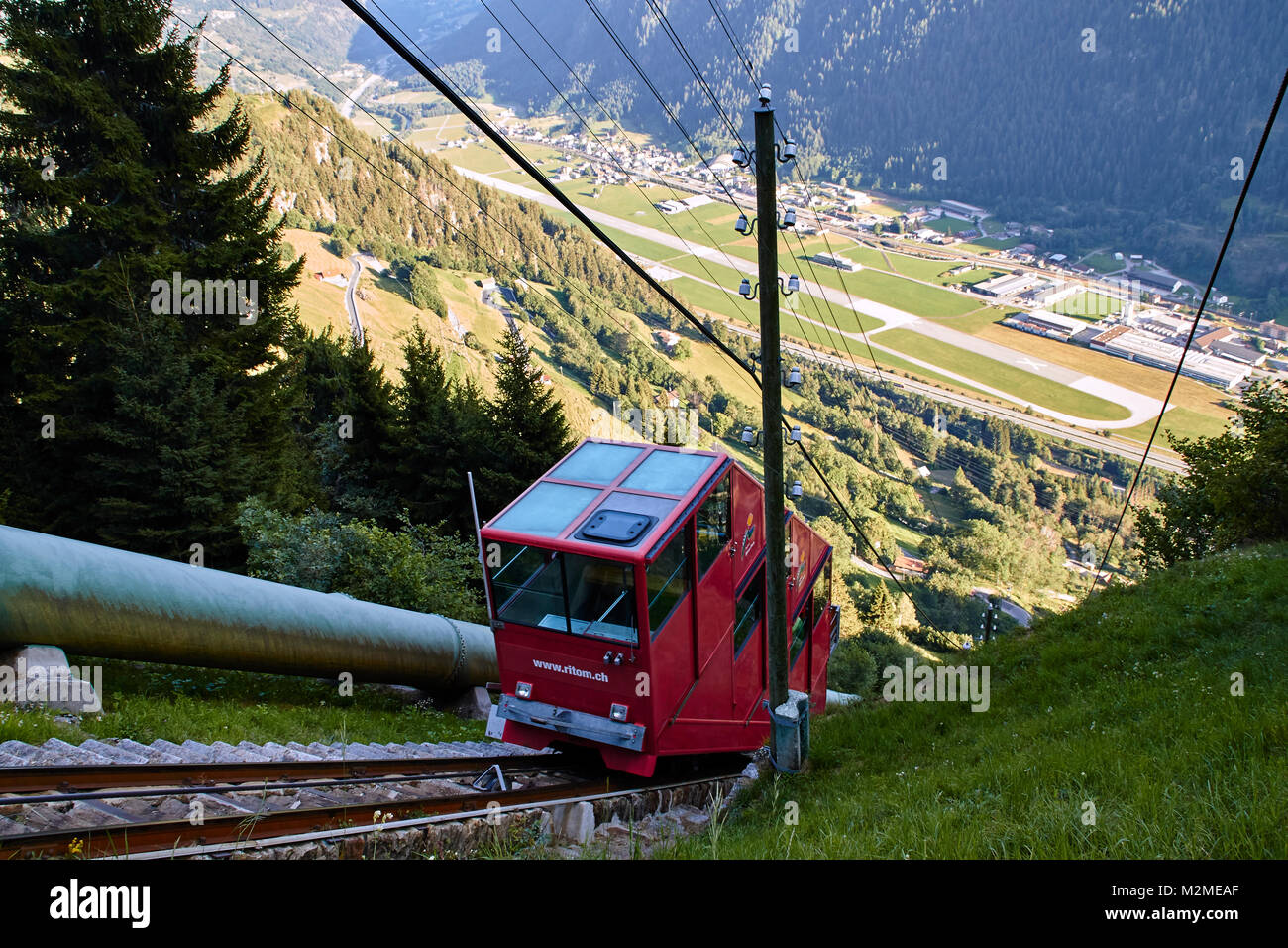 Ritom standseilbahn hi-res stock photography and images - Alamy
