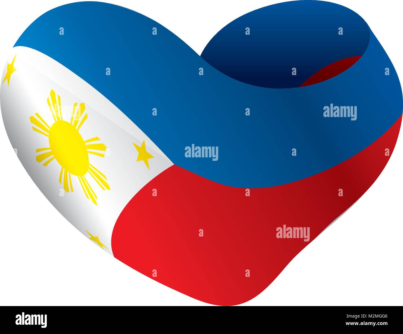 Philippines flag, vector illustration Stock Vector Image & Art - Alamy