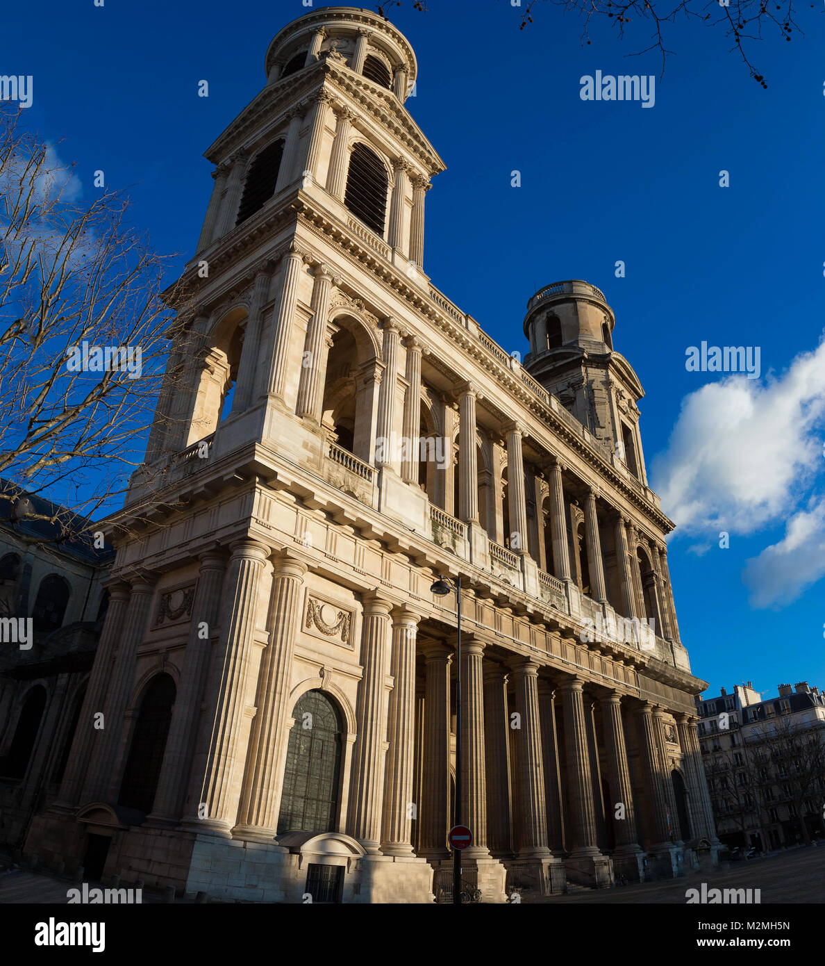 France Paris Saint Sulpice Church Stock Photos & France Paris Saint ...