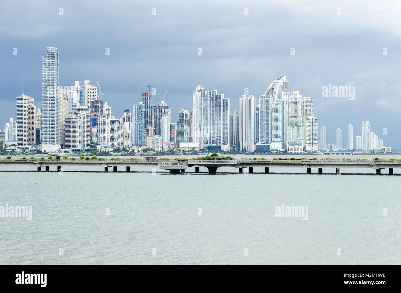 Panama City, Panama - November 3, 2017: Construction boom in Panama ...
