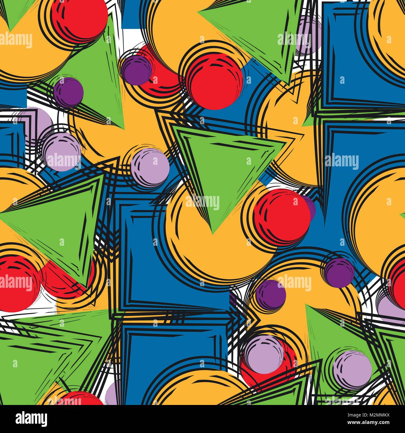 Geometric seamless pattern, abstract tiling background Stock Vector ...