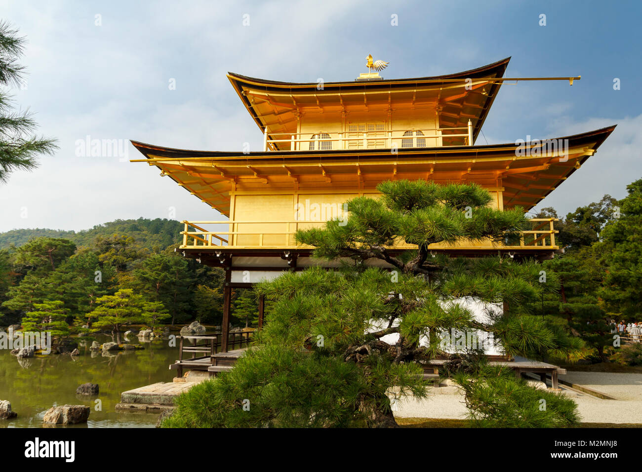The Golden Pavilion Kinkaku-ji temple in Kyoto, Japan Stock Photo - Alamy