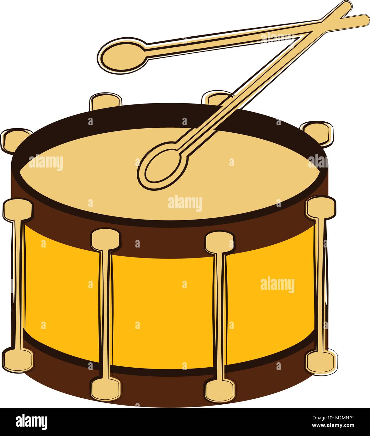 Isolated drum sketch. Musical instrument Stock Vector Image & Art - Alamy