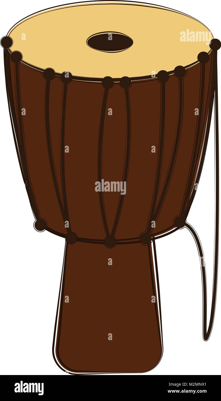 Isolated djembe sketch. Musical instrument Stock Vector Image & Art - Alamy