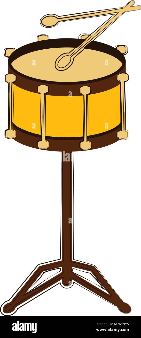 Isolated drum sketch. Musical instrument Stock Vector Image & Art - Alamy