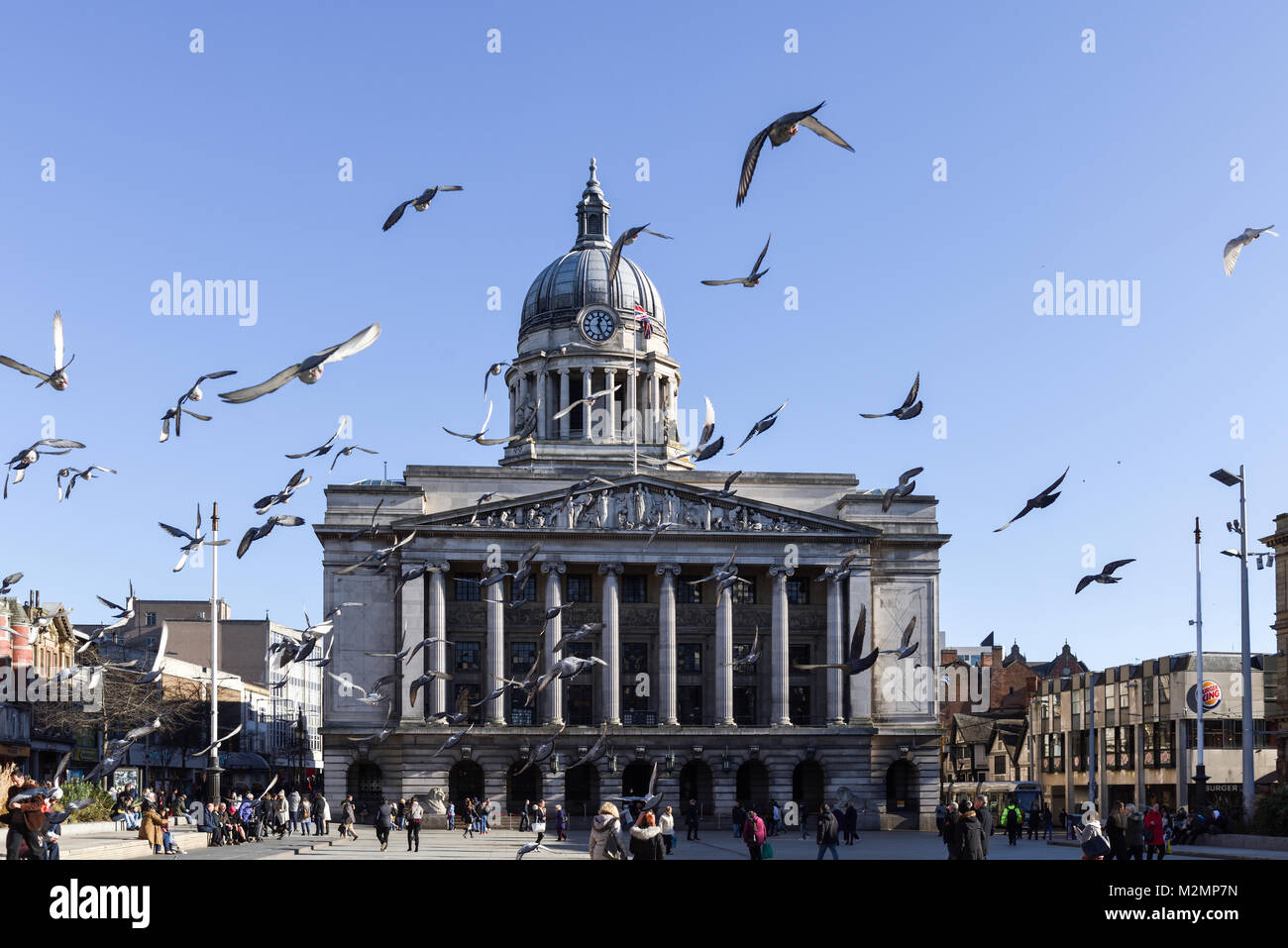 Nottingham old town hall hi-res stock photography and images - Alamy
