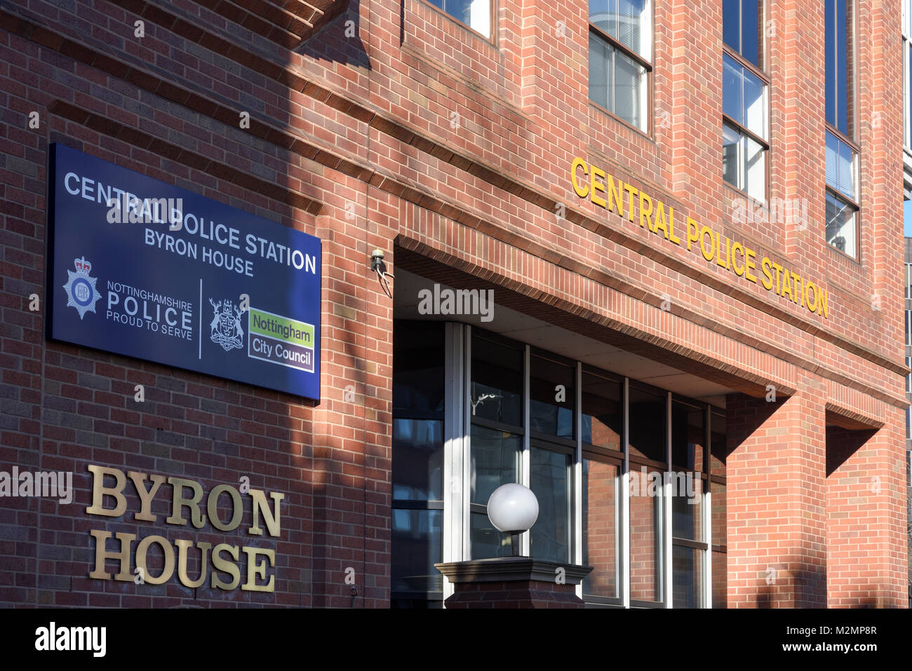 Central Police station Byron House Nottingham,UK Stock Photo - Alamy