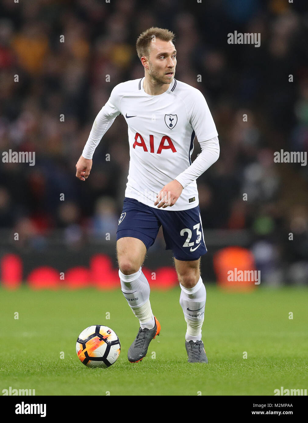 Tottenham Hotspur's Christian Eriksen during the Emirates FA Cup ...