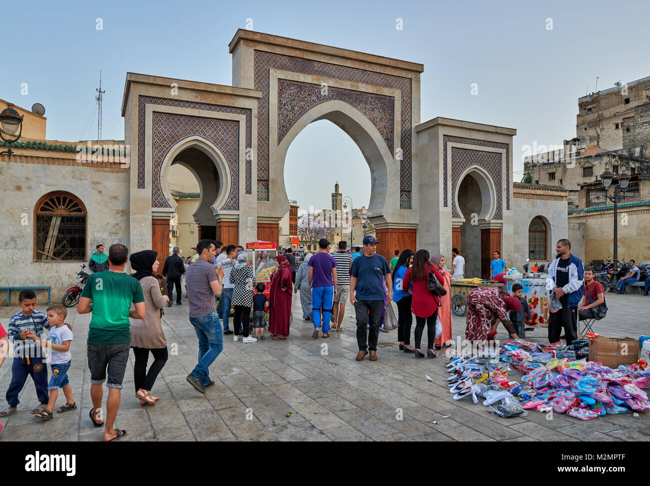 city gate Bab Rcif, Fez, Morocco, Africa Stock Photo - Alamy