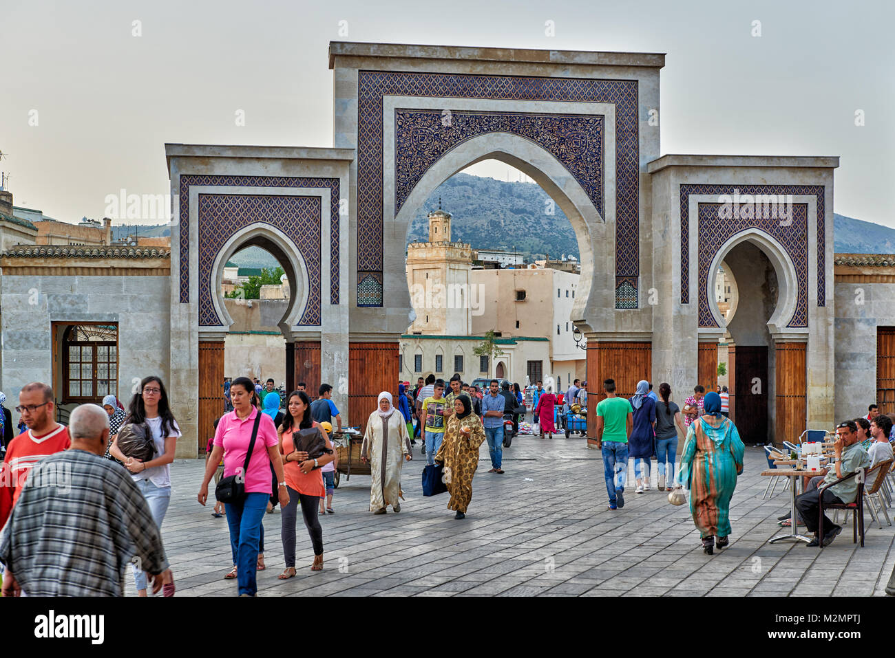 city gate Bab Rcif, Fez, Morocco, Africa Stock Photo - Alamy