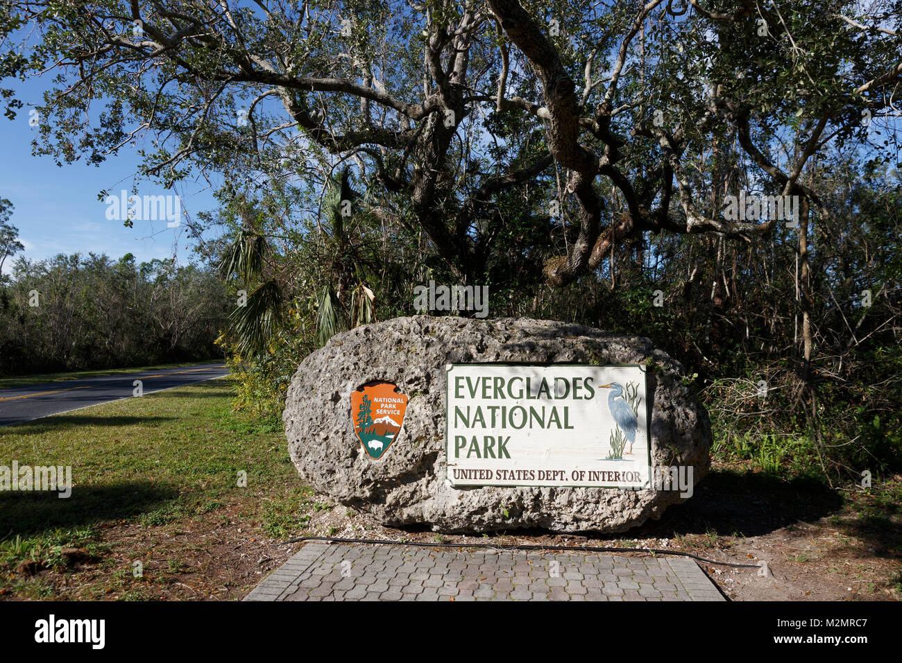 Everglades national park sign florida hi-res stock photography and ...