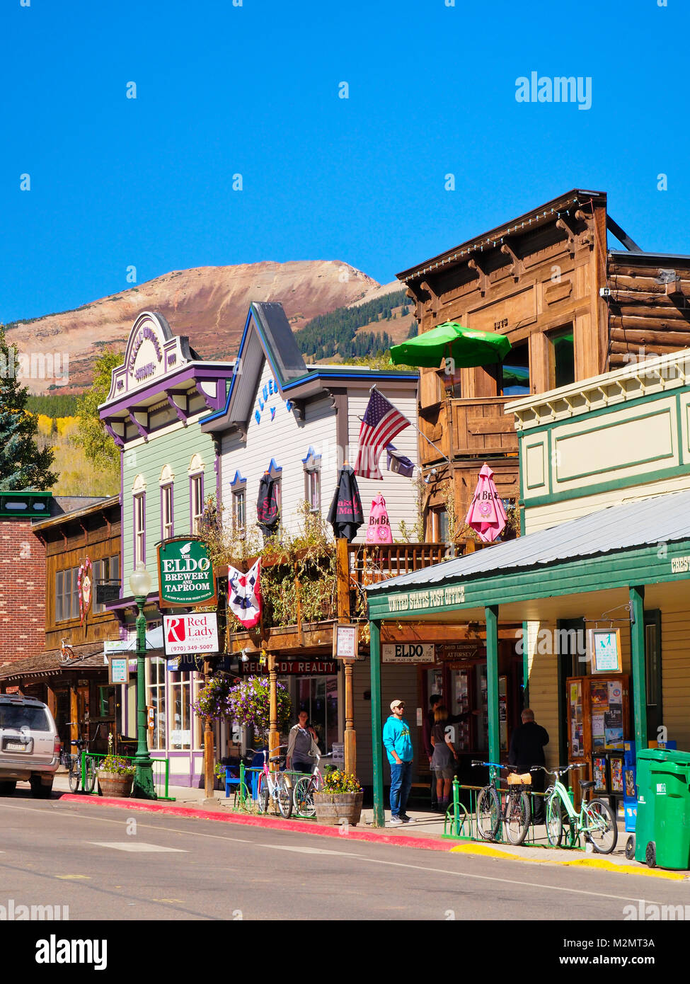Downtown, Crested Butte, Colorado, USA Stock Photo - Alamy