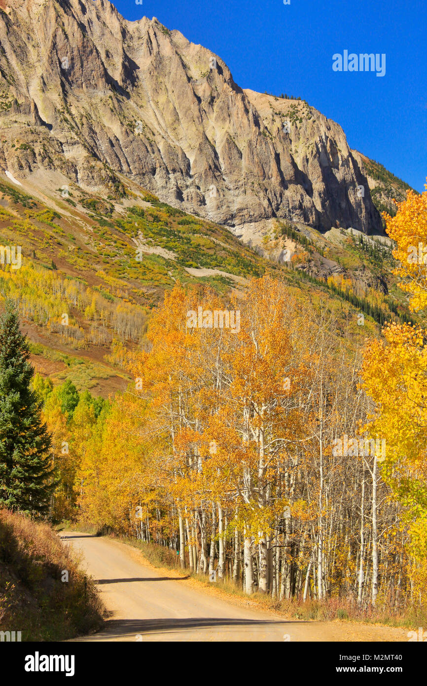 Gothic Road, Crested Butte, Colorado, USA Stock Photo - Alamy