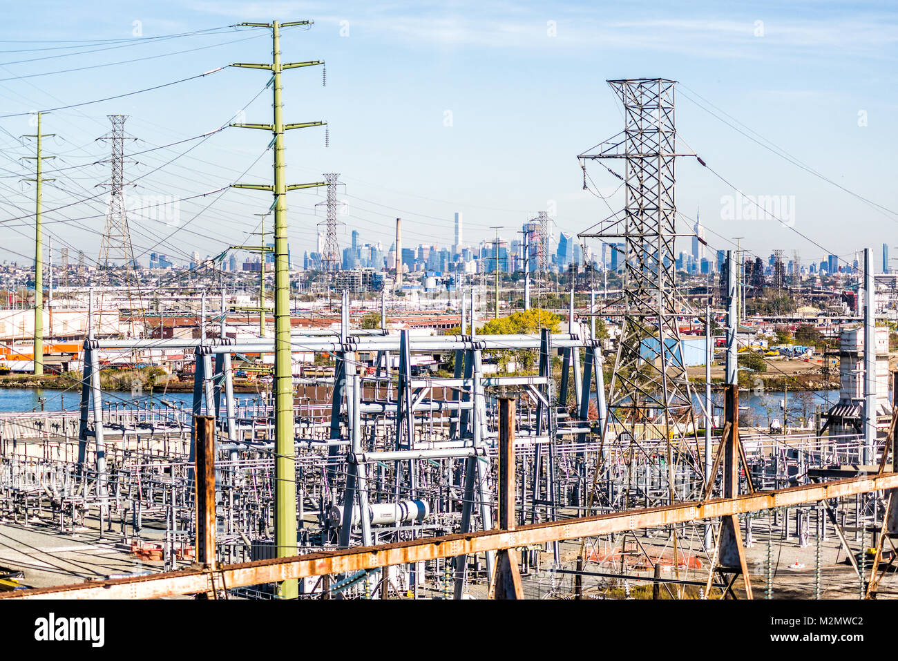 Kearny, USA - October 27, 2017: Industrial factory truck shipping ...