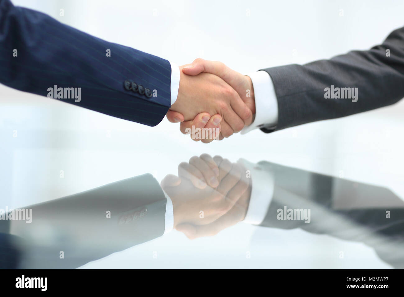 Business men making handshake. Business concept Stock Photo - Alamy