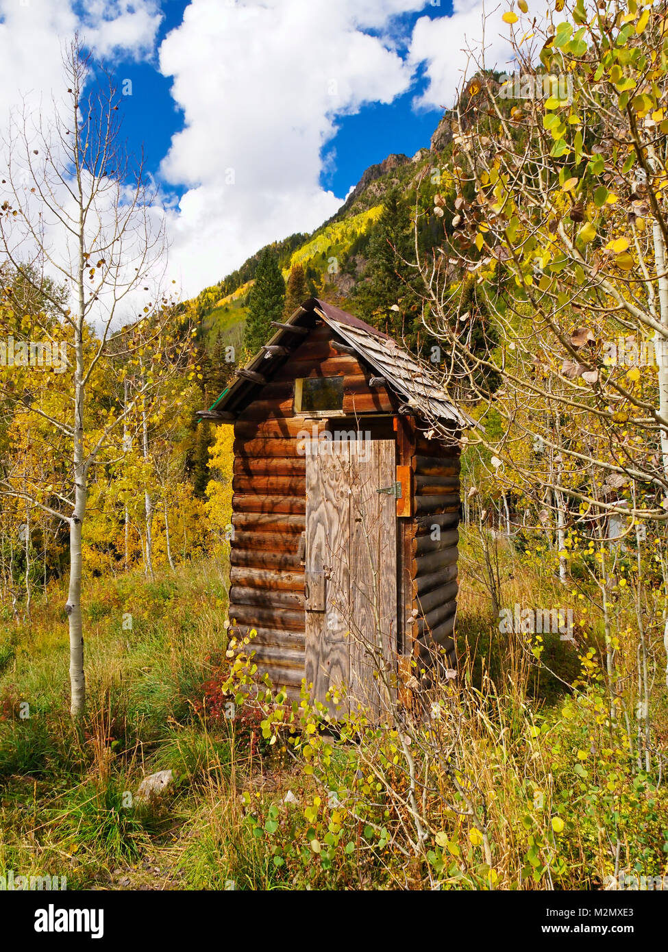 Outhouse in Crystal, Crystal River Jeep Tour, Marble, Colorado, USA ...
