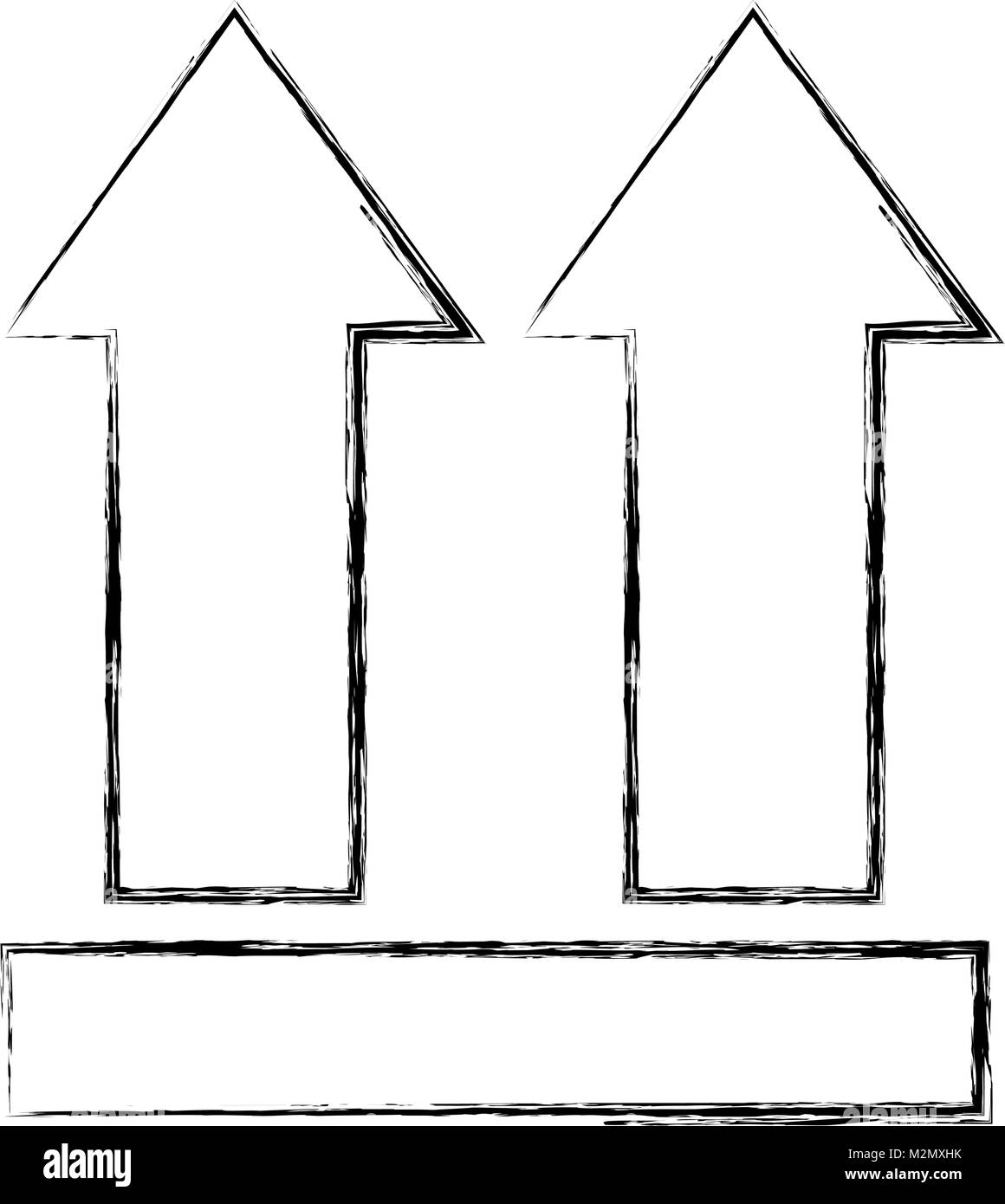 this side up arrows sign Stock Vector Image & Art - Alamy