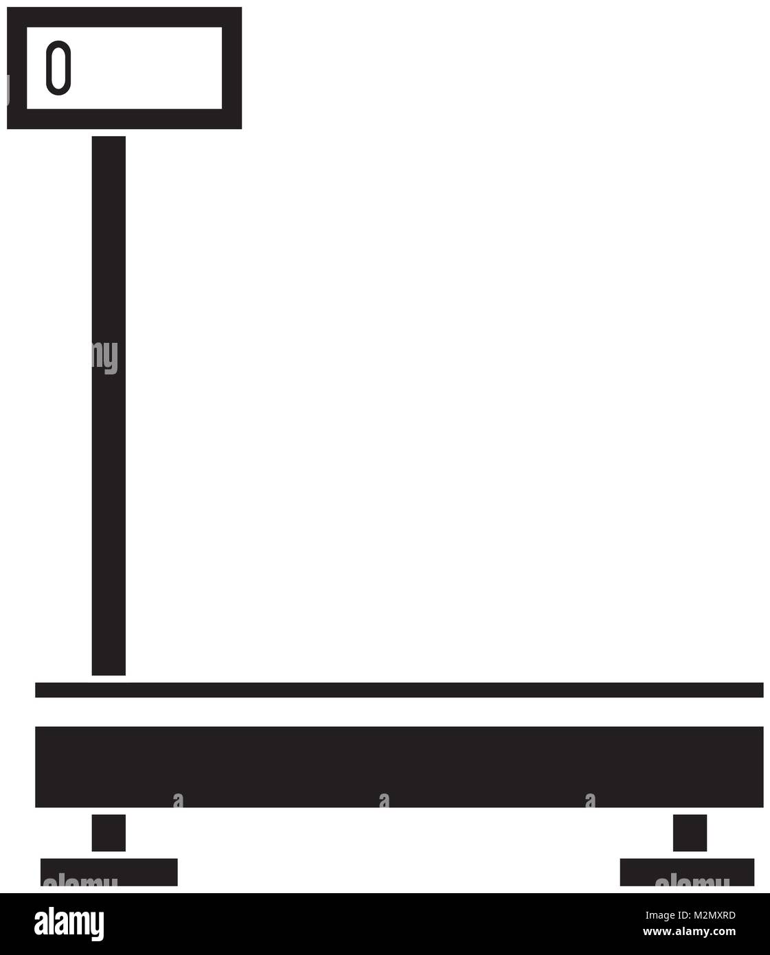 delivery service scale icon Stock Vector Image & Art - Alamy