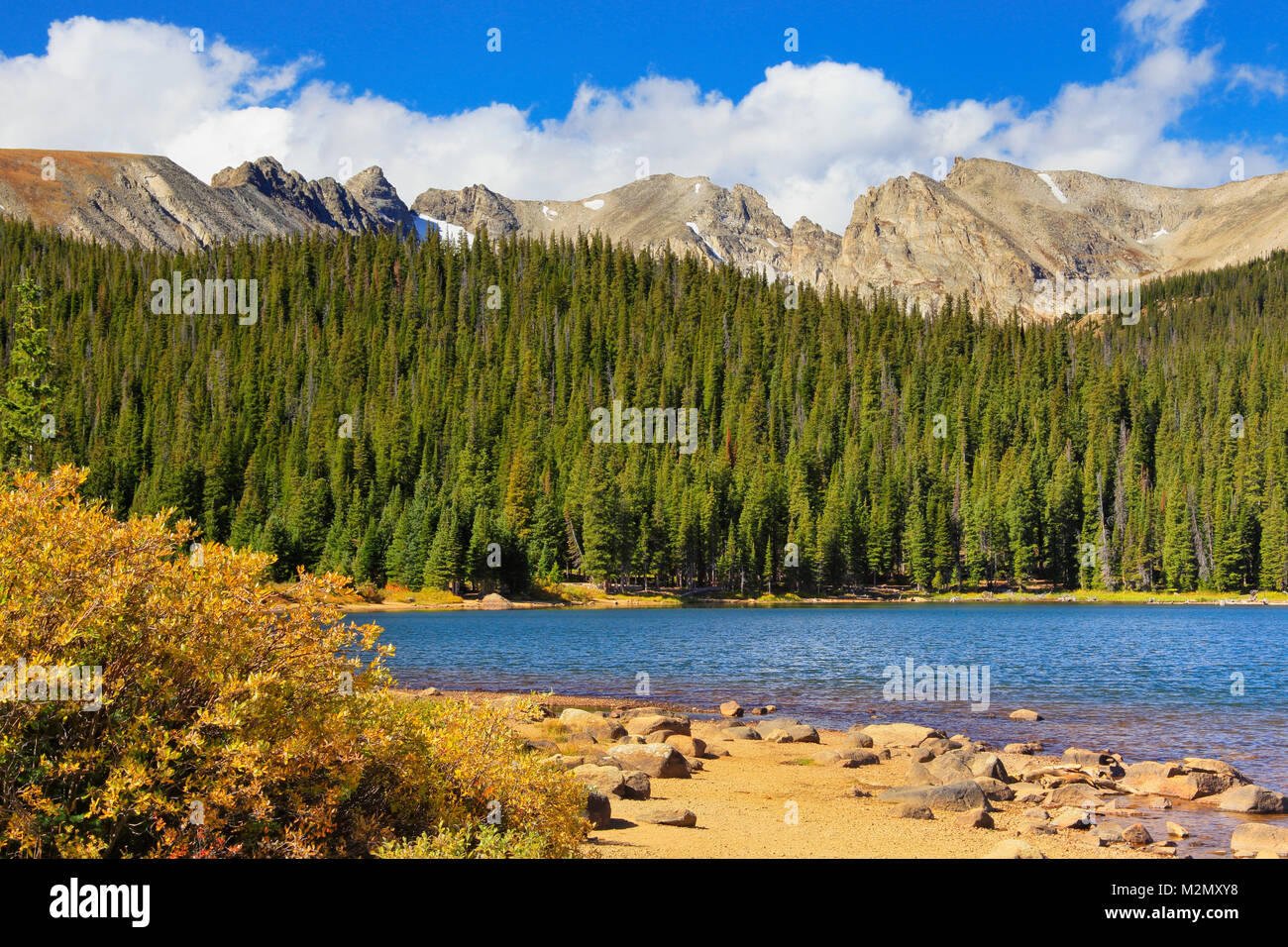 Brainard Lake, Brainard Lake Recreation Area, Ward, Colorado, USA Stock ...